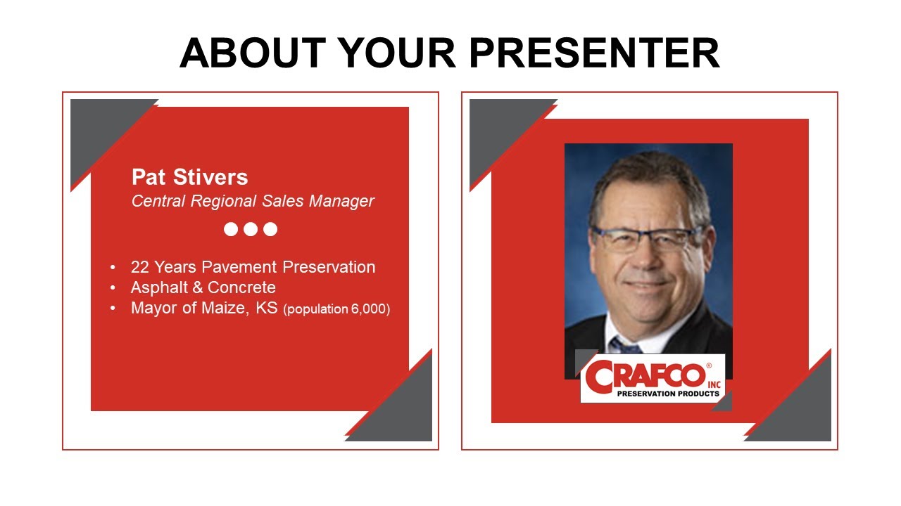 Kansas DOT Hot Applied Bridge Deck Membrane Pat Stivers Crafco, Inc Jim ...