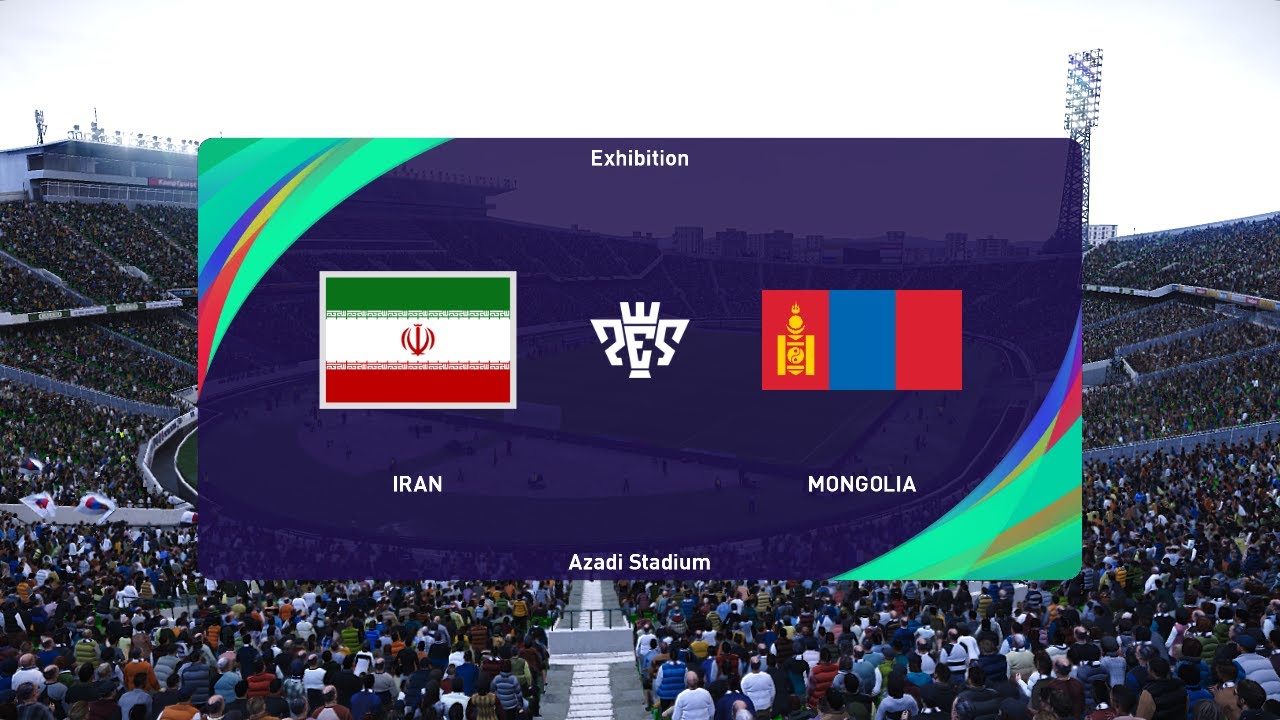 Iran U23 vs Mongolia U23 (24/09/2023) Asian Games PES 2021 - YouTube