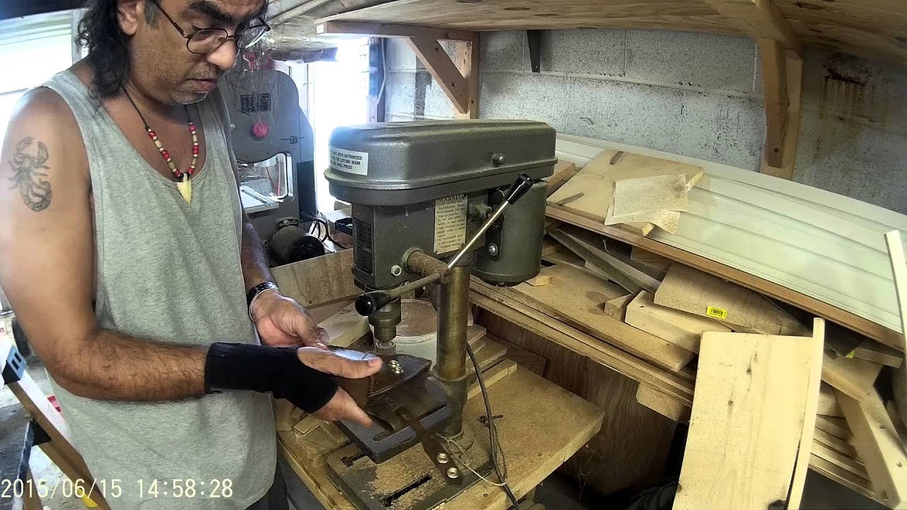 Part 4-10: Sanding the Edges of a Leather Holster - YouTube