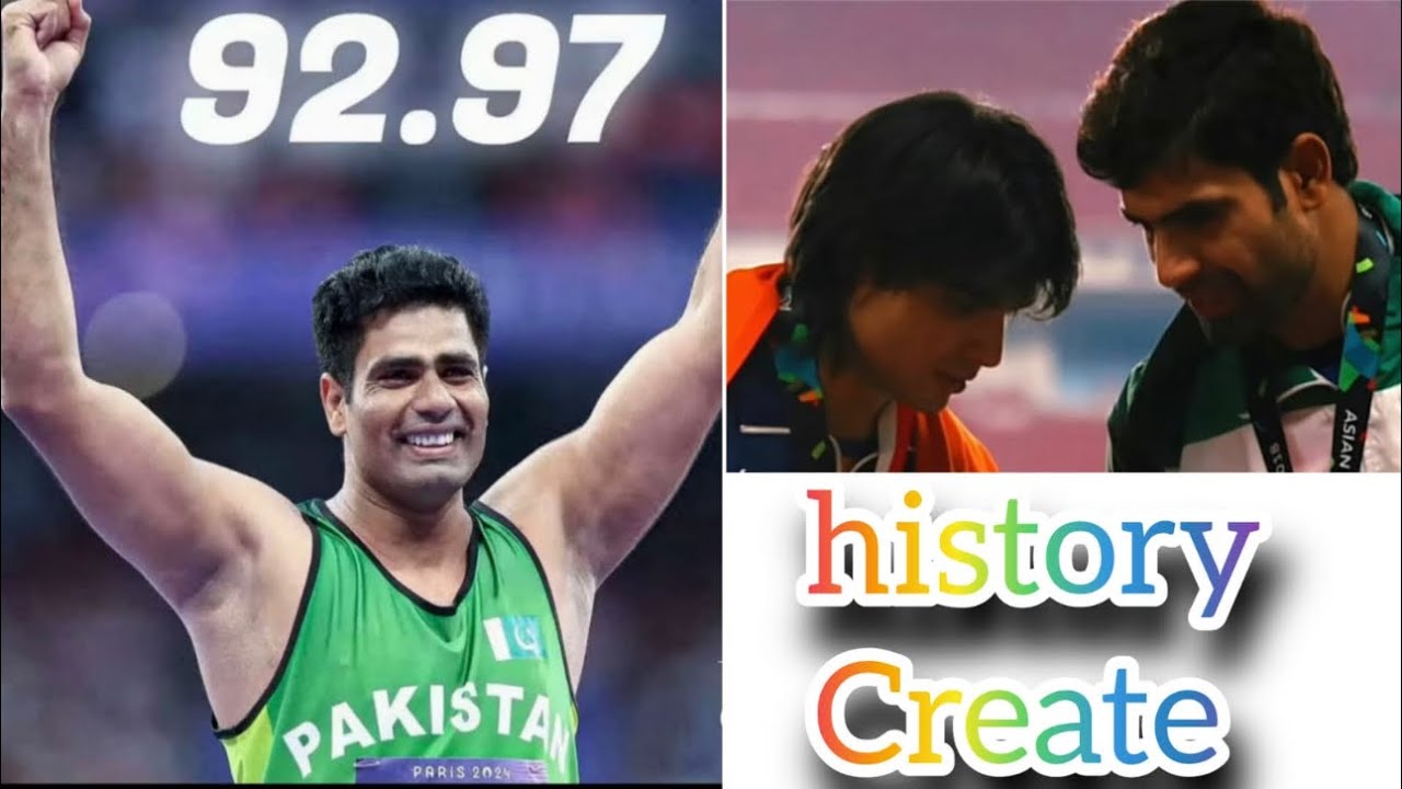 Pakistani Arshad Nadeem Won Gold medal in Olympic 2024 #olympics - YouTube