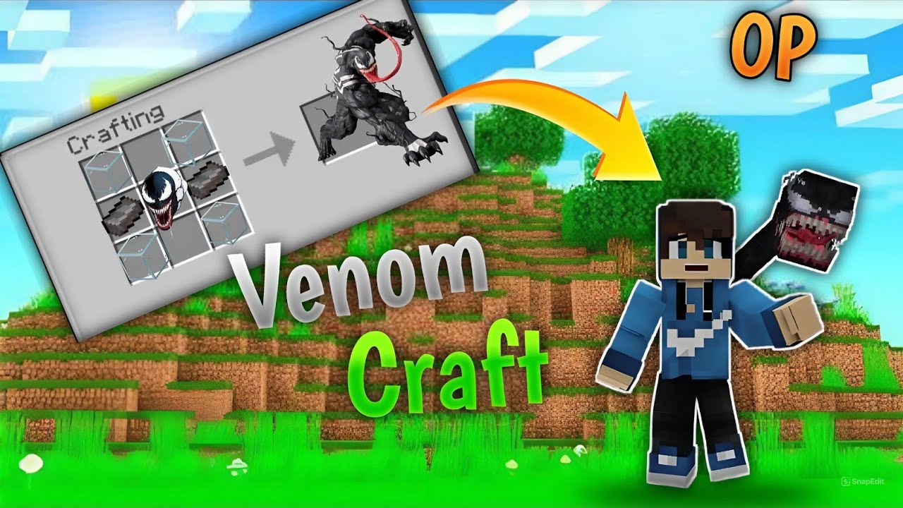 Craft VENOM in Minecraft ||Venom in Minecraft - YouTube
