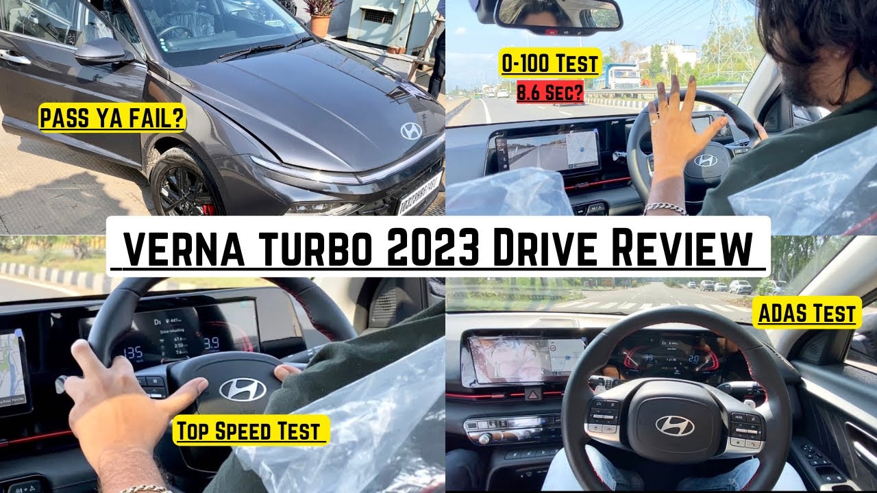 Uda Di 🚀New Verna 😂😂 Hyundai Verna 2023 | 1.5 Turbo | Drive Review ...