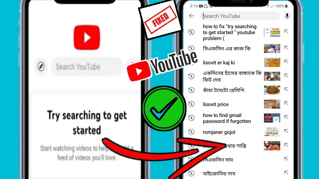 How To Fix Try Searching To Get Started Youtube Problem 2024 Youtube Homepage Not