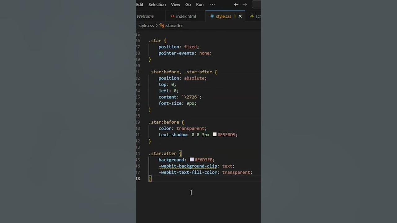 Star Cursor Animation Using Css And Javascript Coding Programming Css Javascript Cursor