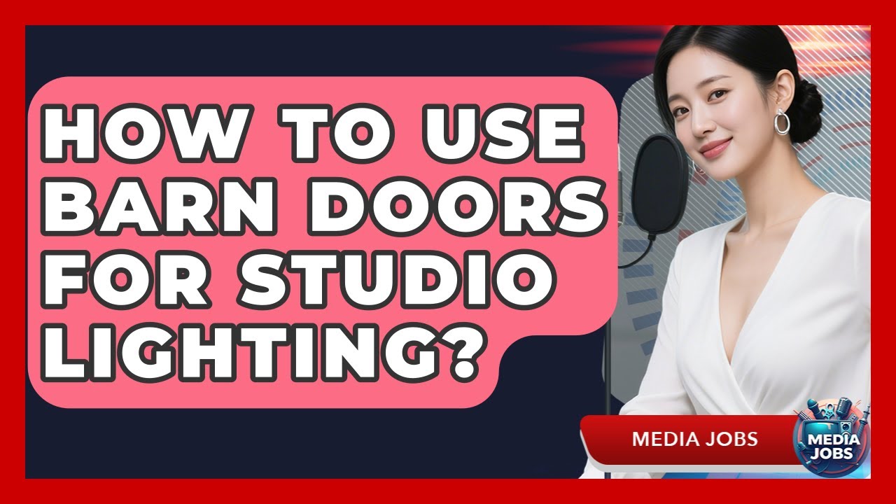 How To Use Barn Doors For Studio Lighting? - Media Jobs - YouTube