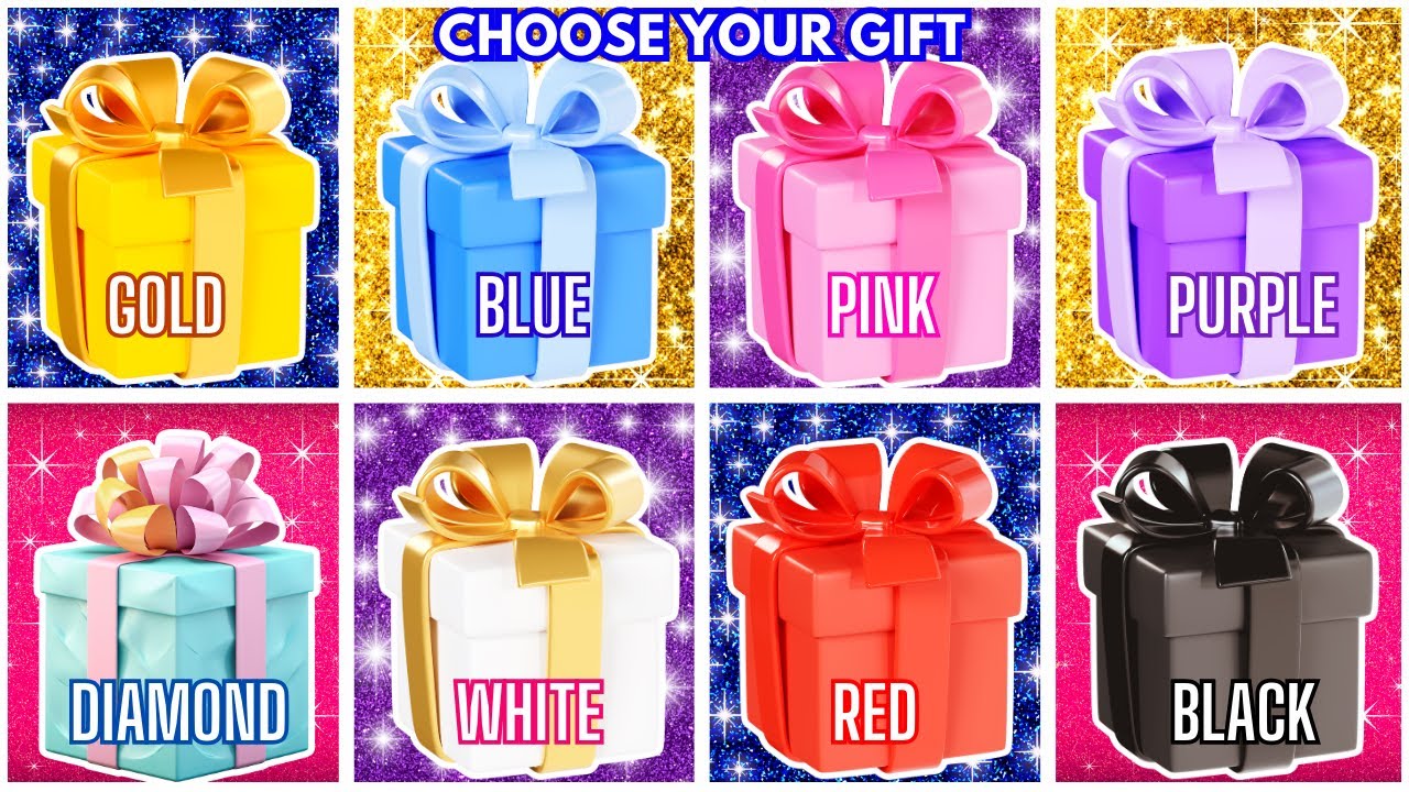 GIFT BOX CHALLENGE EXPERT Reveals 8 Surprising Gift Options!🎁😍💙💖 - YouTube