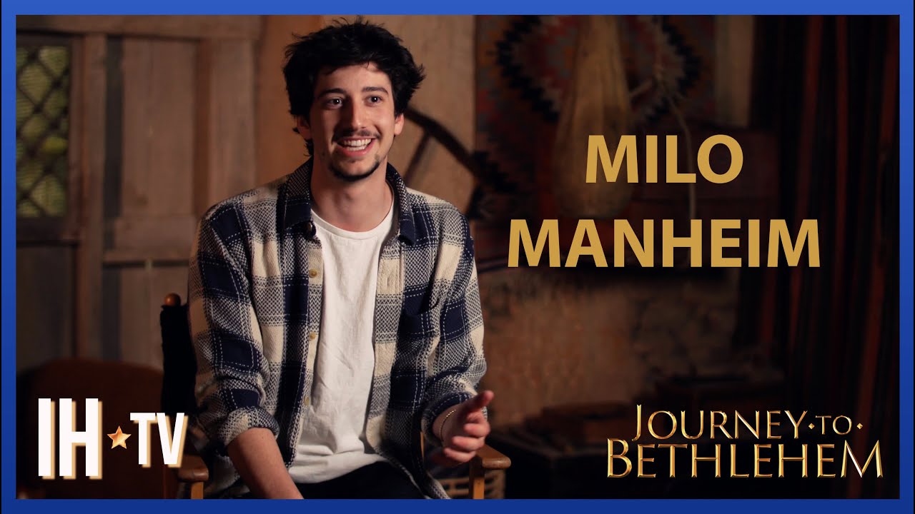 Milo Manheim Interview - Journey to Bethlehem (2023) - YouTube