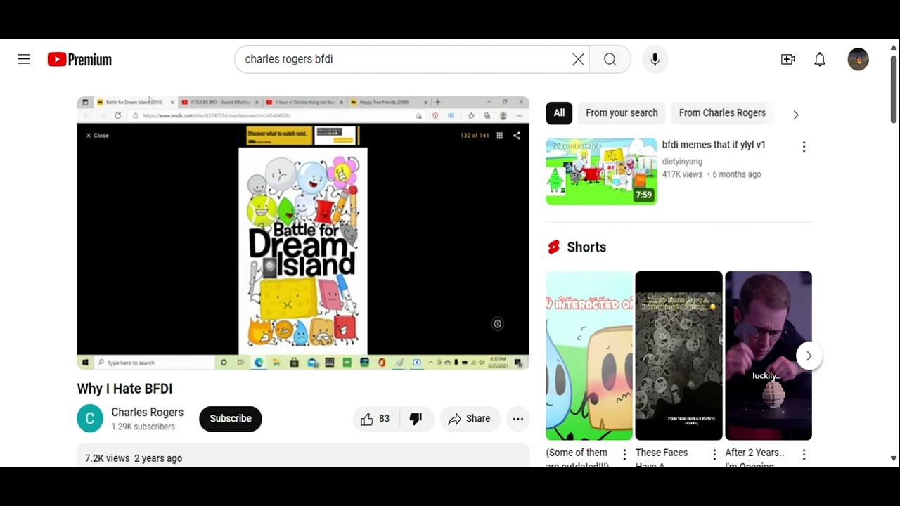 Everything wrong with Charles Rogers' bfdi rant - YouTube