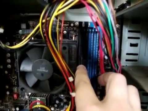 How to Install or fit PC RAM Sticks - YouTube