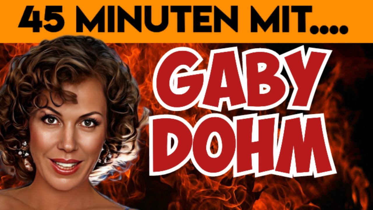 45 MINUTEN MIT..... GABY DOHM #interview #retro #80er - YouTube