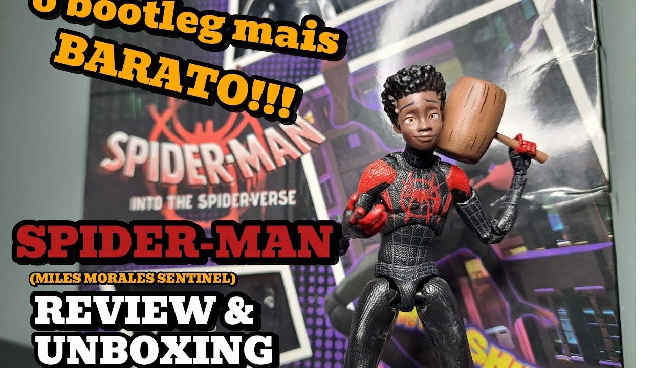 ESSE É O BOOTLEG MAIS BARATO!! - SPIDERMAN MILES MORALES SENTINEL ...