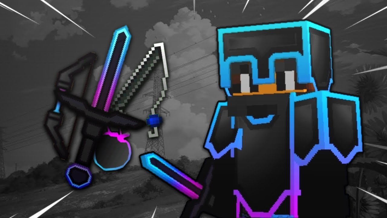Black Fade 128x | MCPE PvP TEXTURE PACK 1.19+ - YouTube