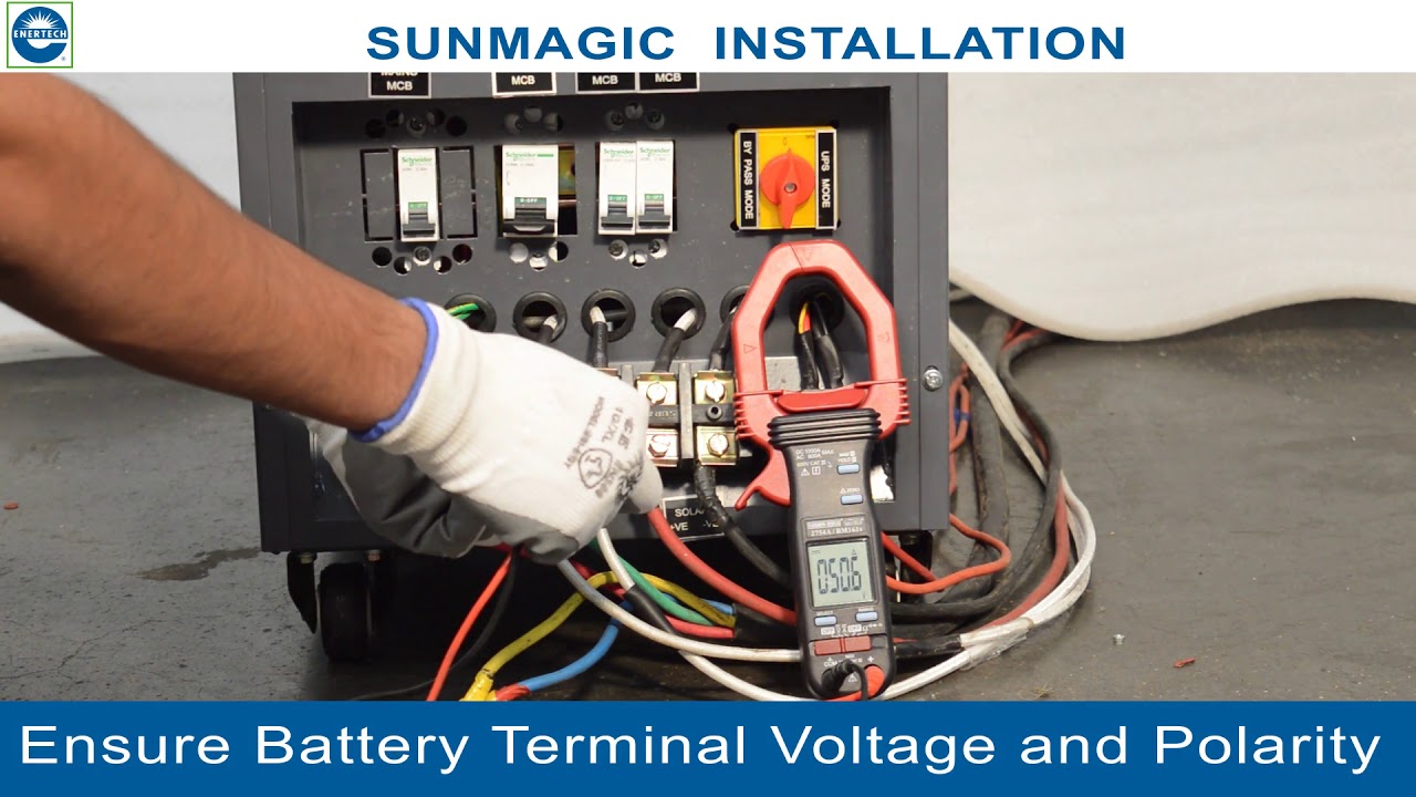 Solar Hybrid Inverter - 1ph SunMagic Installation - YouTube