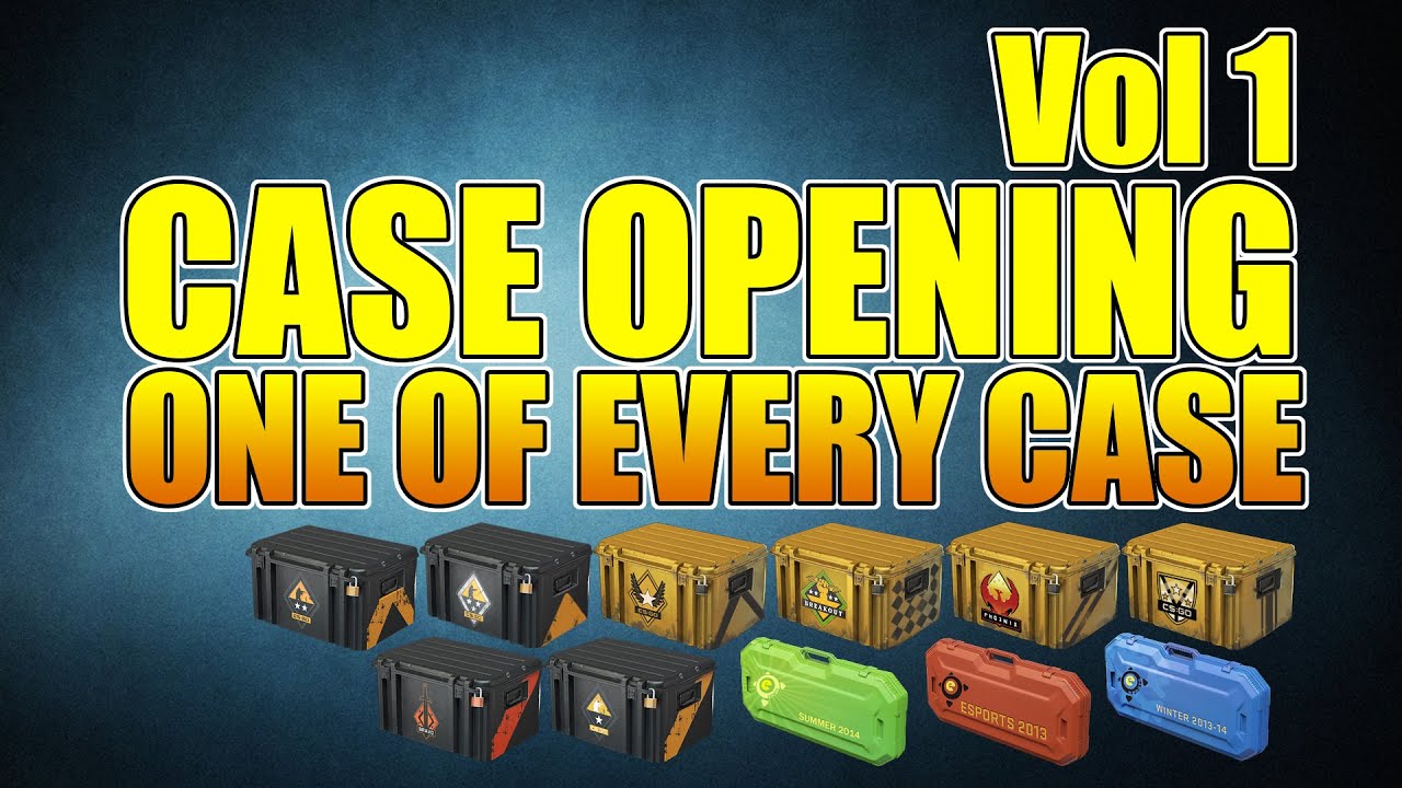 CS:GO Case Opening Vol1 - One of Every Case - YouTube