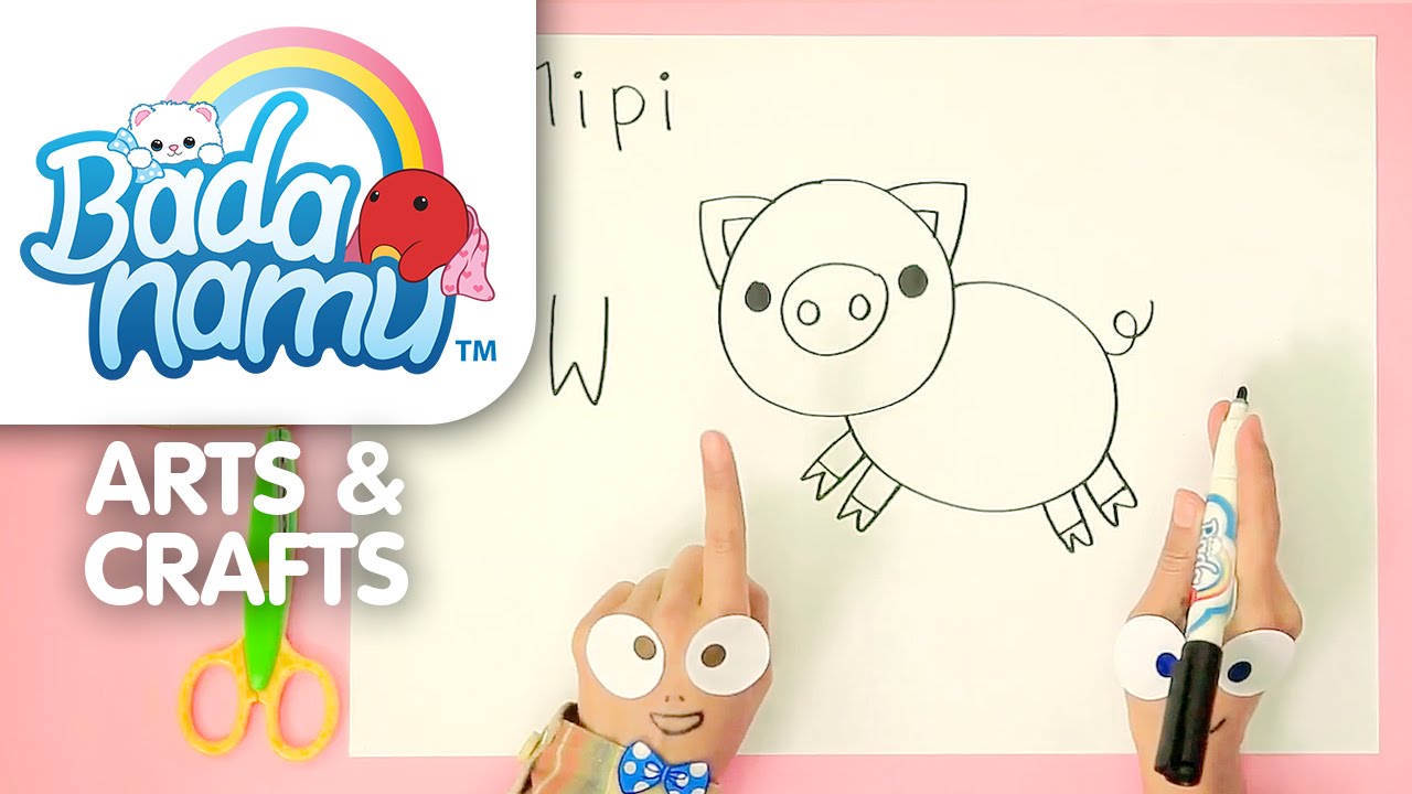 Badanamu Arts & Crafts EP8: Let's Draw Mipi l Nursery Rhymes & Kids ...