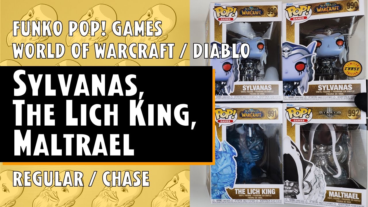 Sylvanas, The Lich King, Malthael Funko Pop - World of Warcraft ...