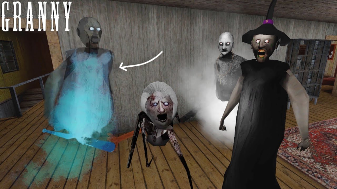 Ghost Granny Vs Ghost Grandpa in Granny Legacy and Granny 2 Return New ...