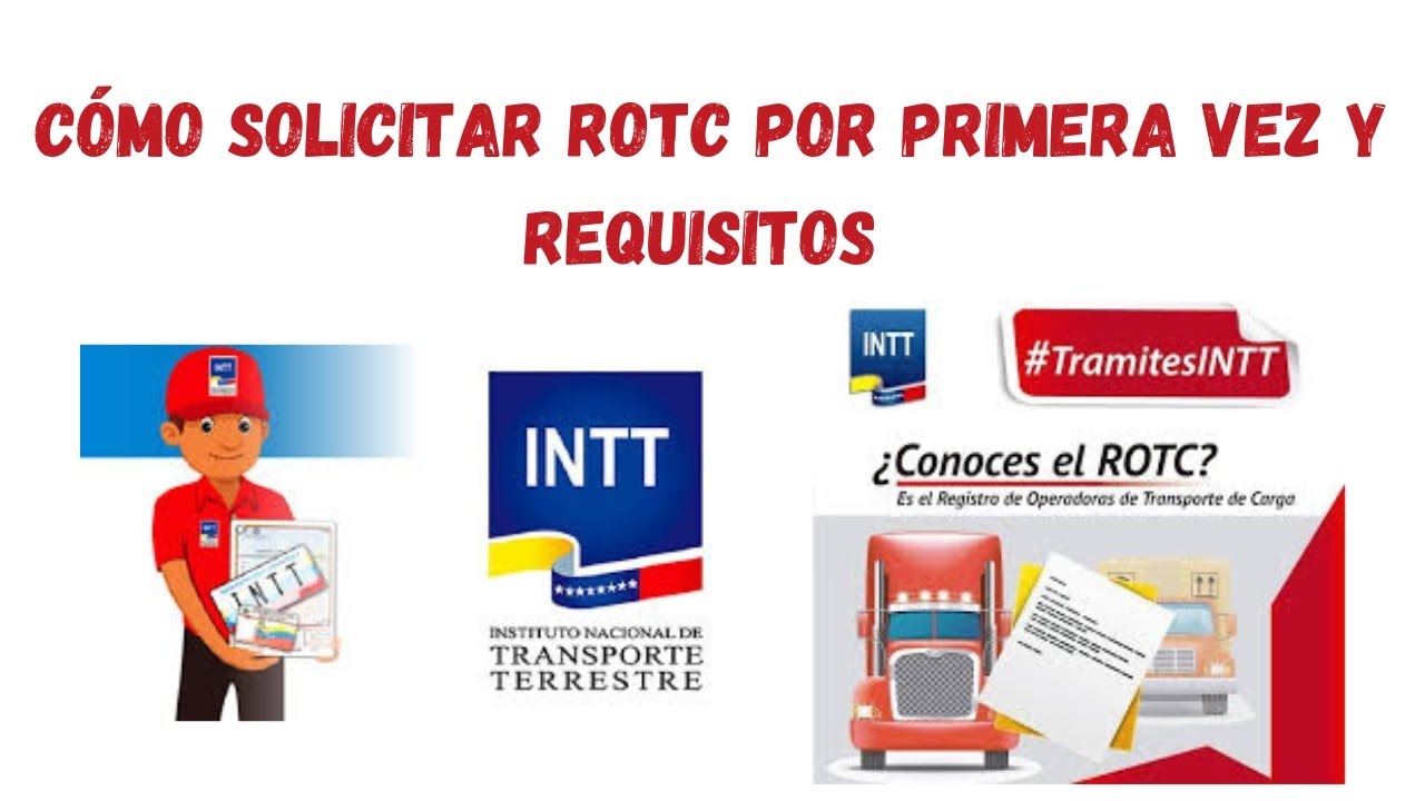 Cómo solicitar Rotc por primera vez y cuáles son los requisitos #intt # ...