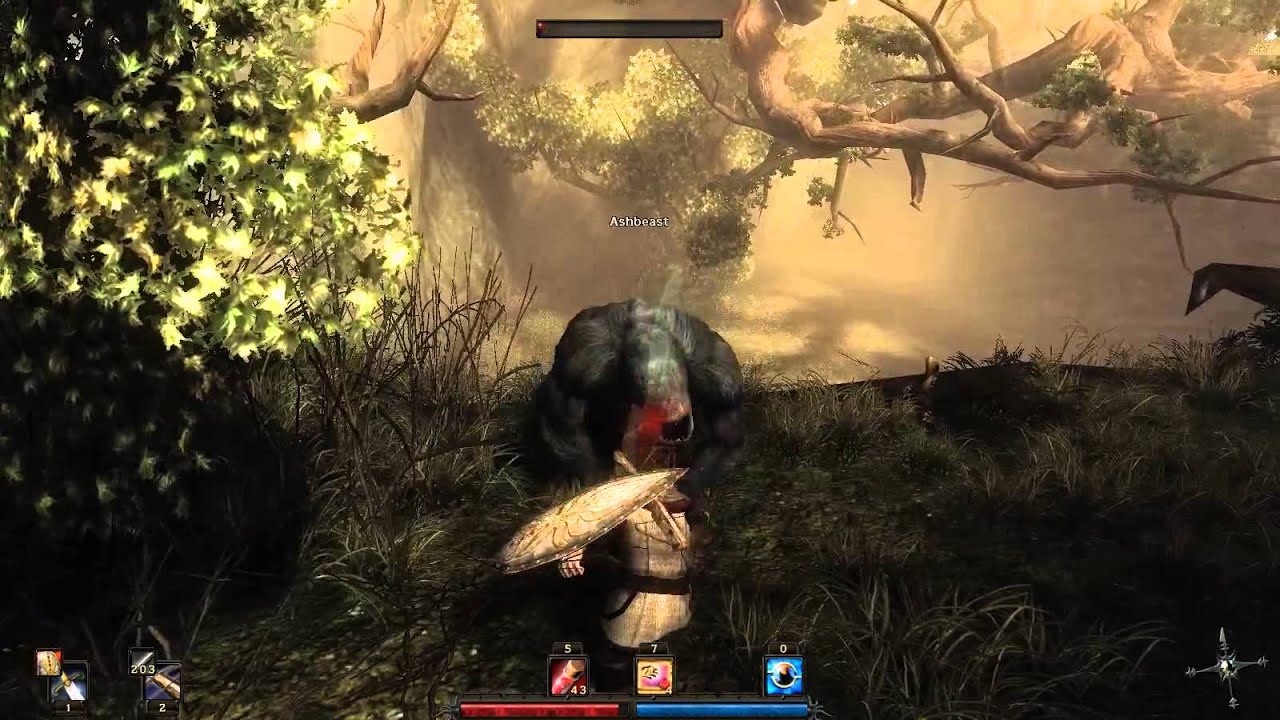 Risen tactics: Ashbeast (no damage) - YouTube