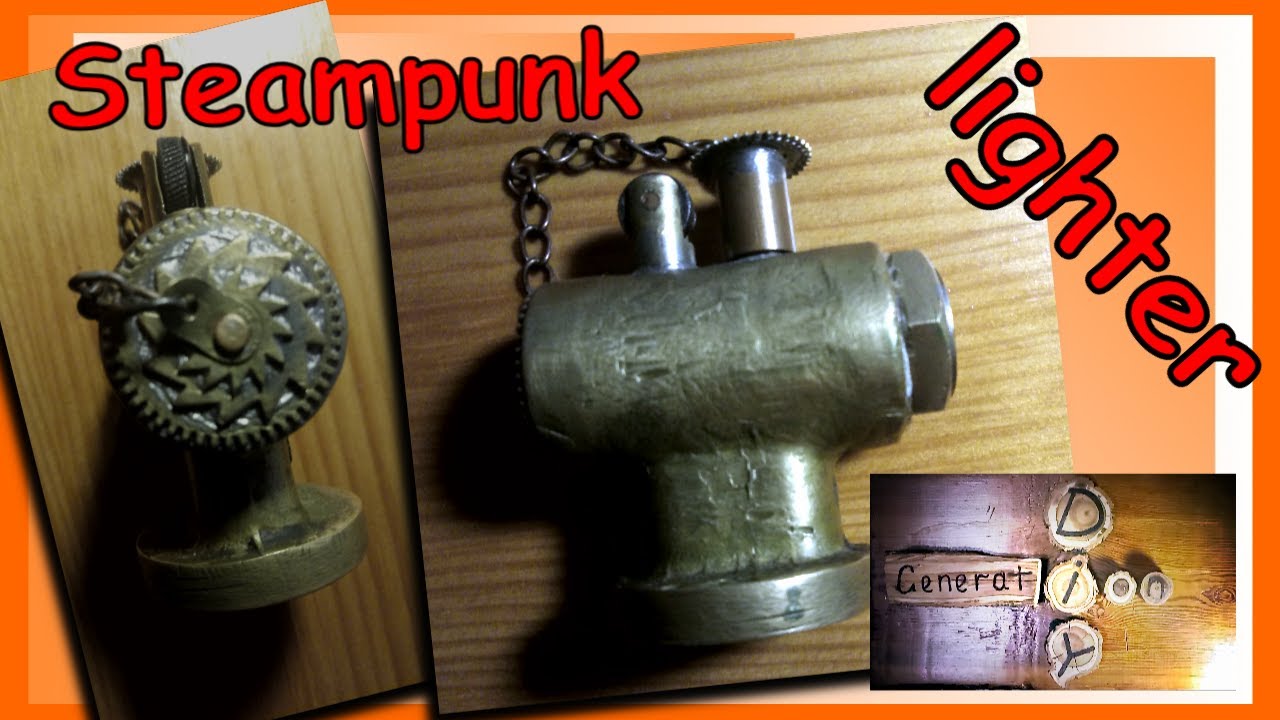 Steampunk brass lighter | table lighter | desk lighter | the best gift ...