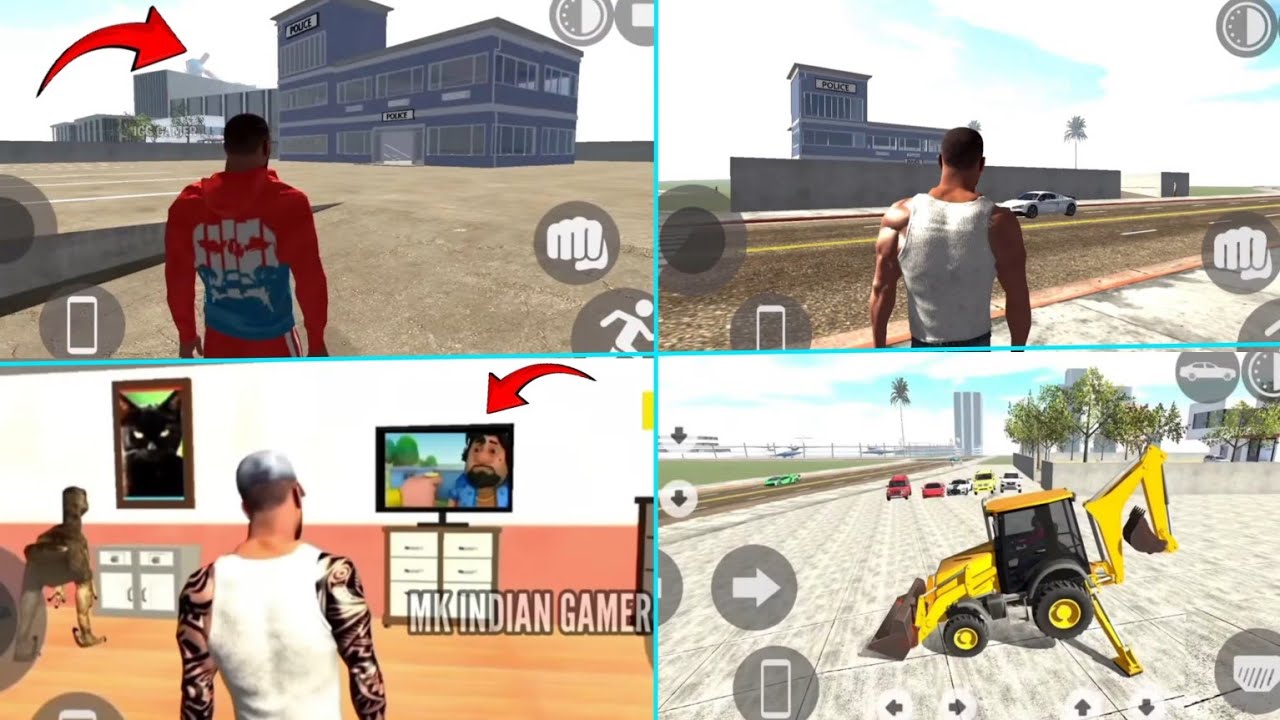 New Police Station + JCP + TV Cheat code New All Cheat Codes 🤯💥 || Police Station Location💥🤩 ...