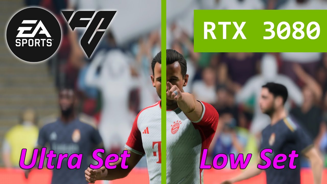 EA FC 24 | Low vs. Ultra Graphics Comparison PC | Tactical Cam | 4K ...