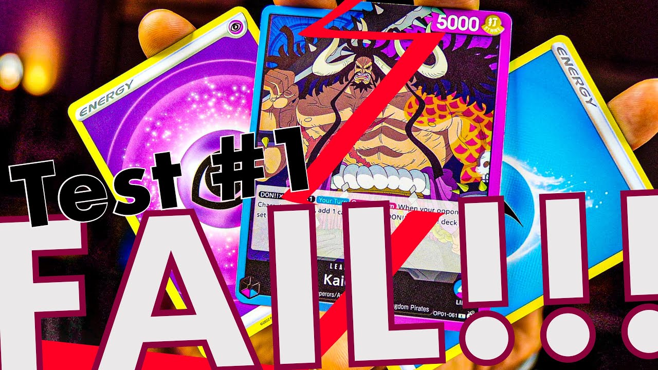 How I Failed Using The Kaido Blue x Purple Deck || One Piece Card Game ...