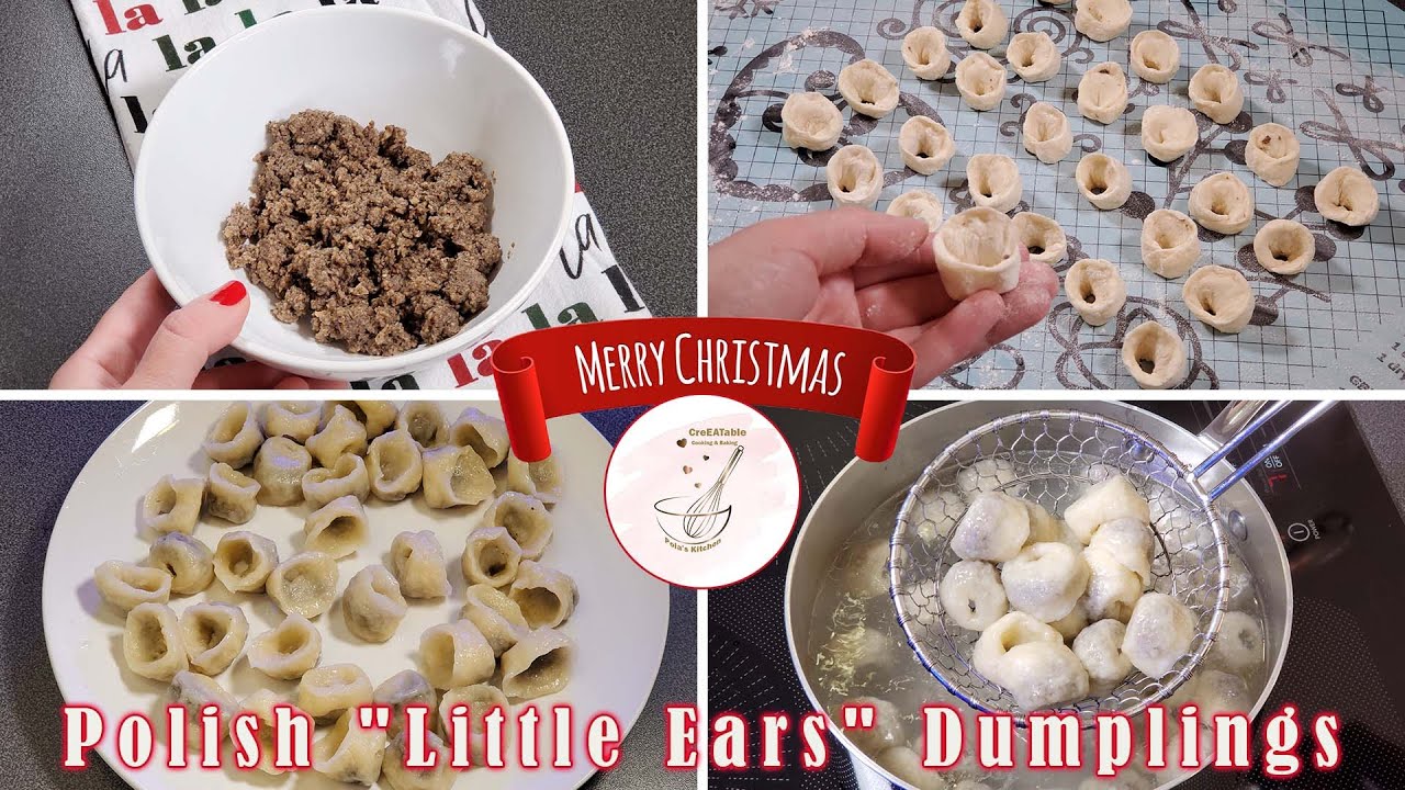 Polish "Little Ears" Dumplings (Uszka) Recipe | Uszka do Barszczu ...