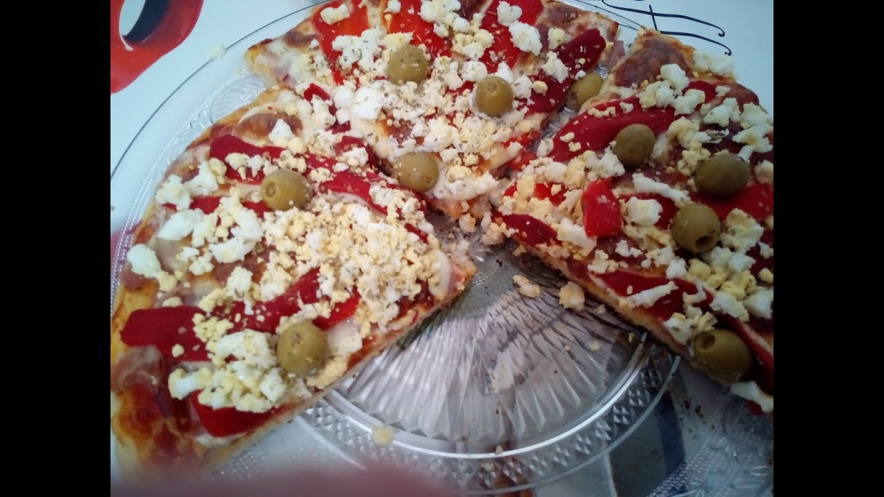 PIZZA ESPECIAL JAMON Y QUESO - YouTube
