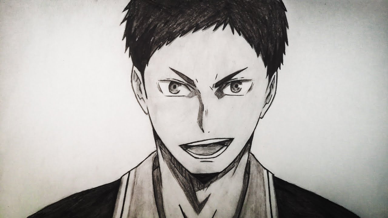 How To Draw Daichi Sawamura From Haikyuu - YouTube