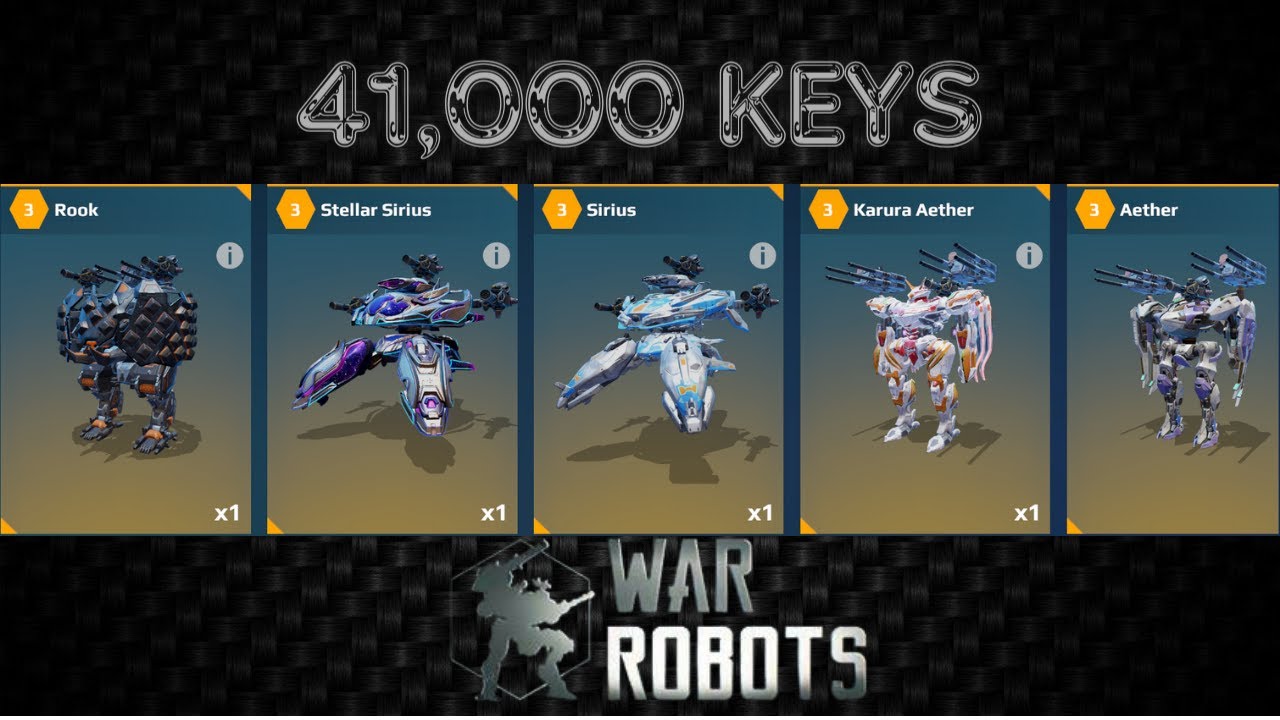 Huge black market opening! The new Spacetech event is OP in War Robots ...