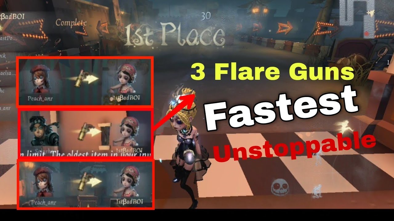Fastest route to win, 3 Flare Guns - Chasing Shadows Mode | IDENTITY V ...