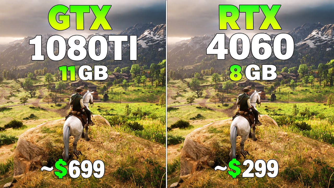 GTX 1080 Tİ vs RTX 4060 - Test in 8 Games - YouTube