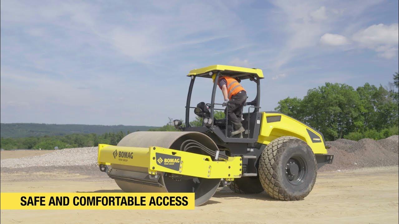 BOMAG Single Drum Rollers Smart Line - Easy operation - YouTube