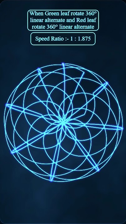 Leaf Spirograph Design 12 | Digital Spirograph Art |#short #spirograph #digital #css #maths # ...