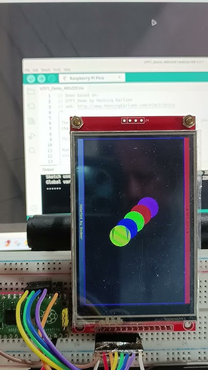 Raspberry Pi Picotftespi To Display On 480x320 Ili9488 Spi Tft Youtube