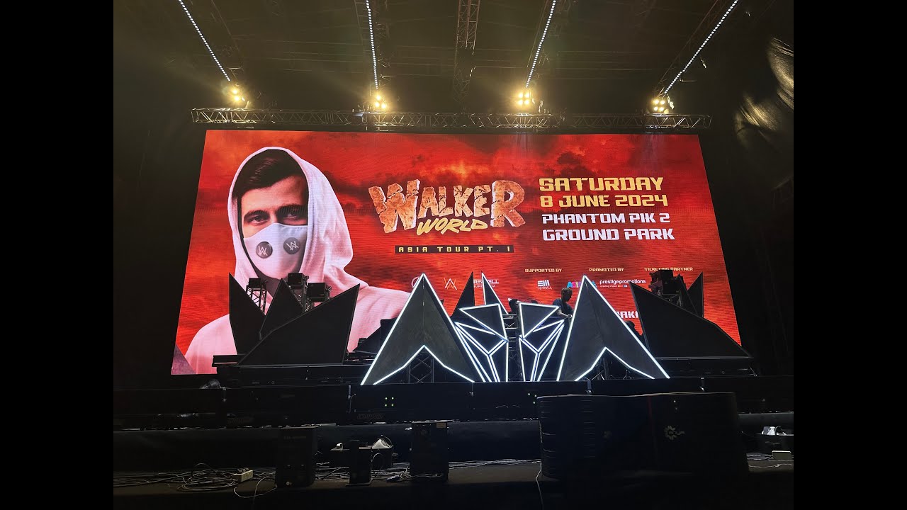 AlanWalker - Live @ PHANTOM PIK2 in Indonesia🇮🇩 Walker World Tour Asia ...
