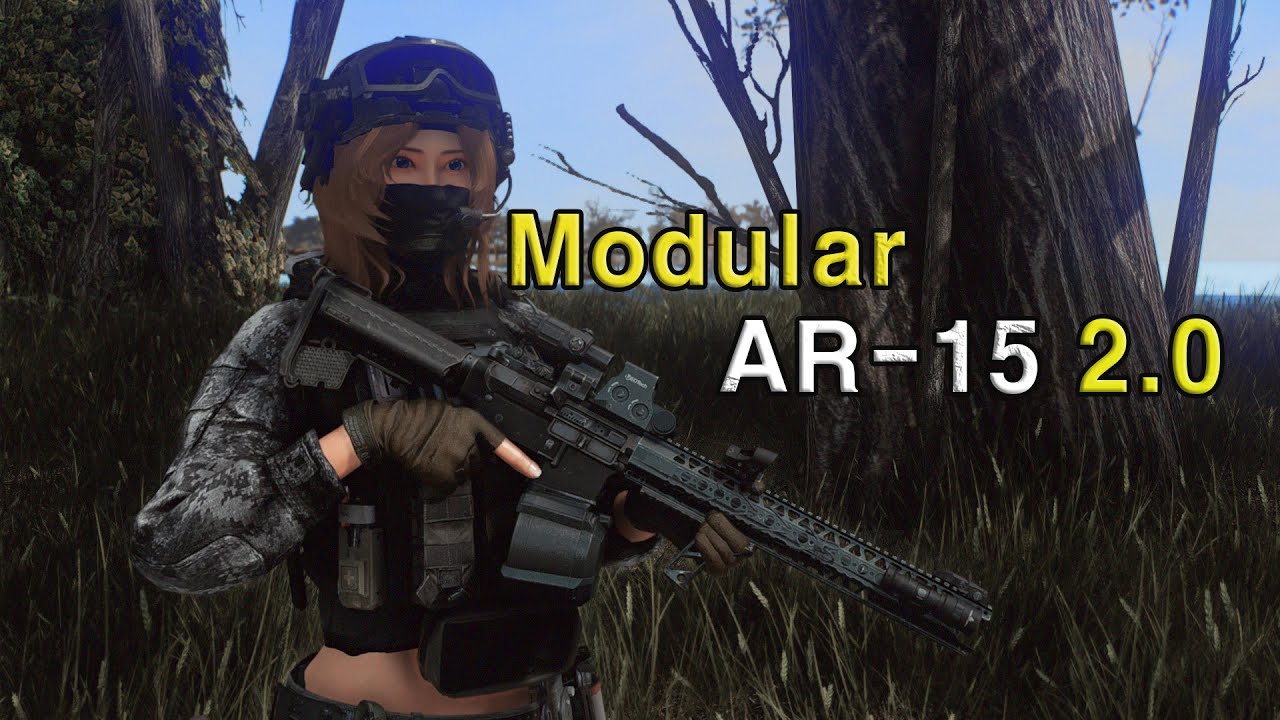 Fallout 4 Modular AR15 - 2.0 - YouTube