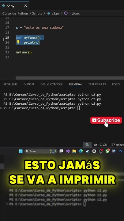 Como declarar funciones en Python #Python #Programación #CursoPython #ResumenEnVivo - YouTube
