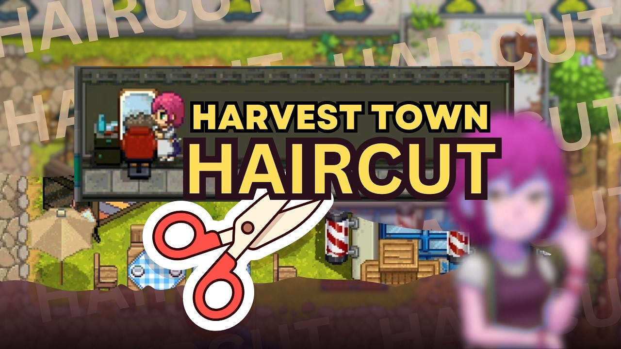 How to Change Hair - Harvest Town - YouTube