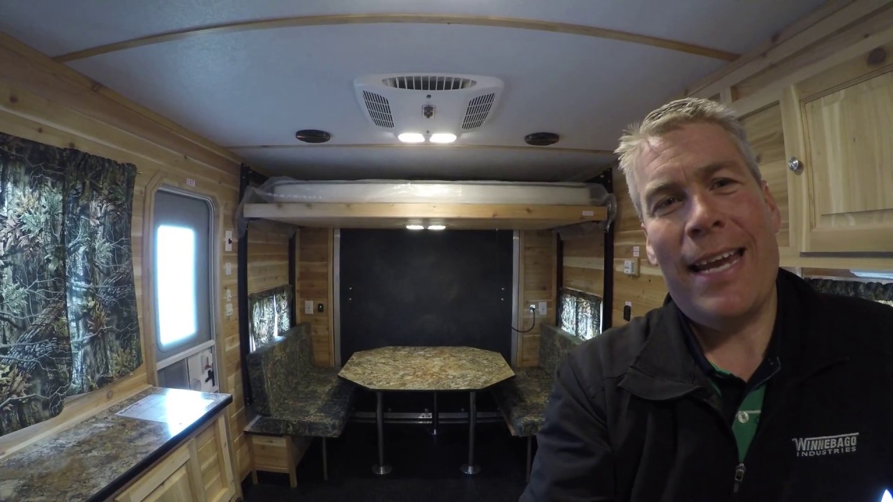 Kevin and Holly's 2018 Ice Castle 21' Toy Hauler with Hydraulic Lift ...