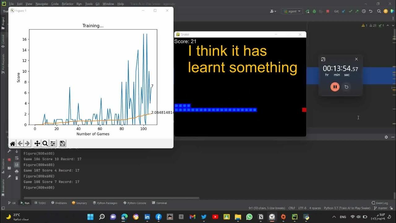 Training AI to play Snake - YouTube
