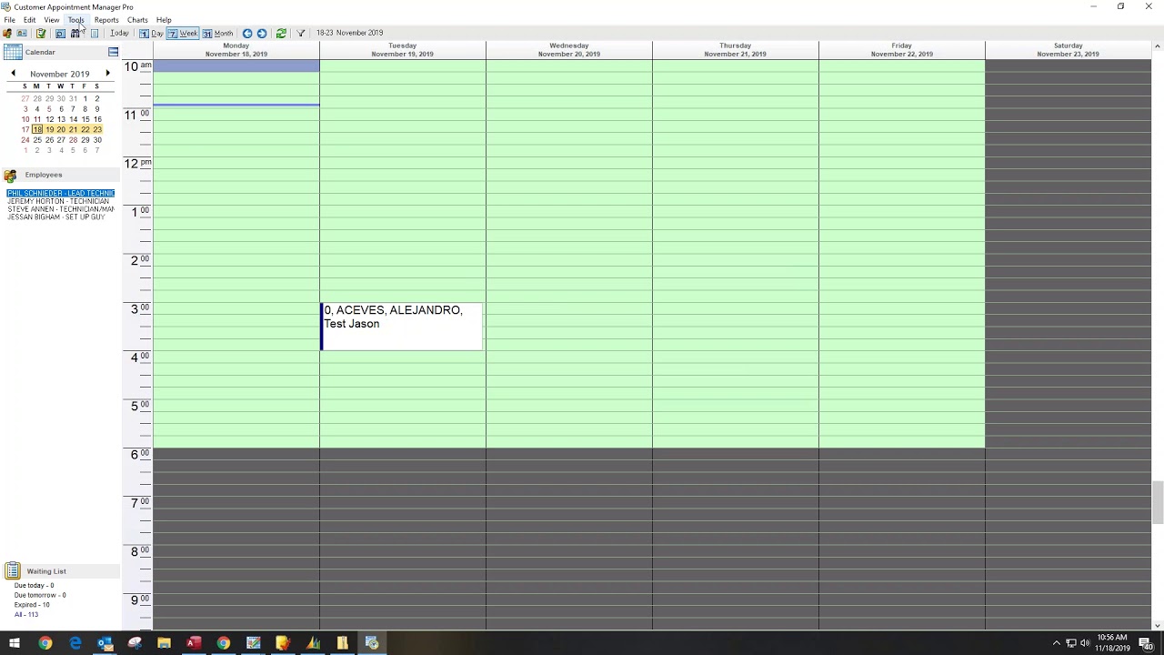 Customer Appointment Manager to Google Calendar Example - YouTube