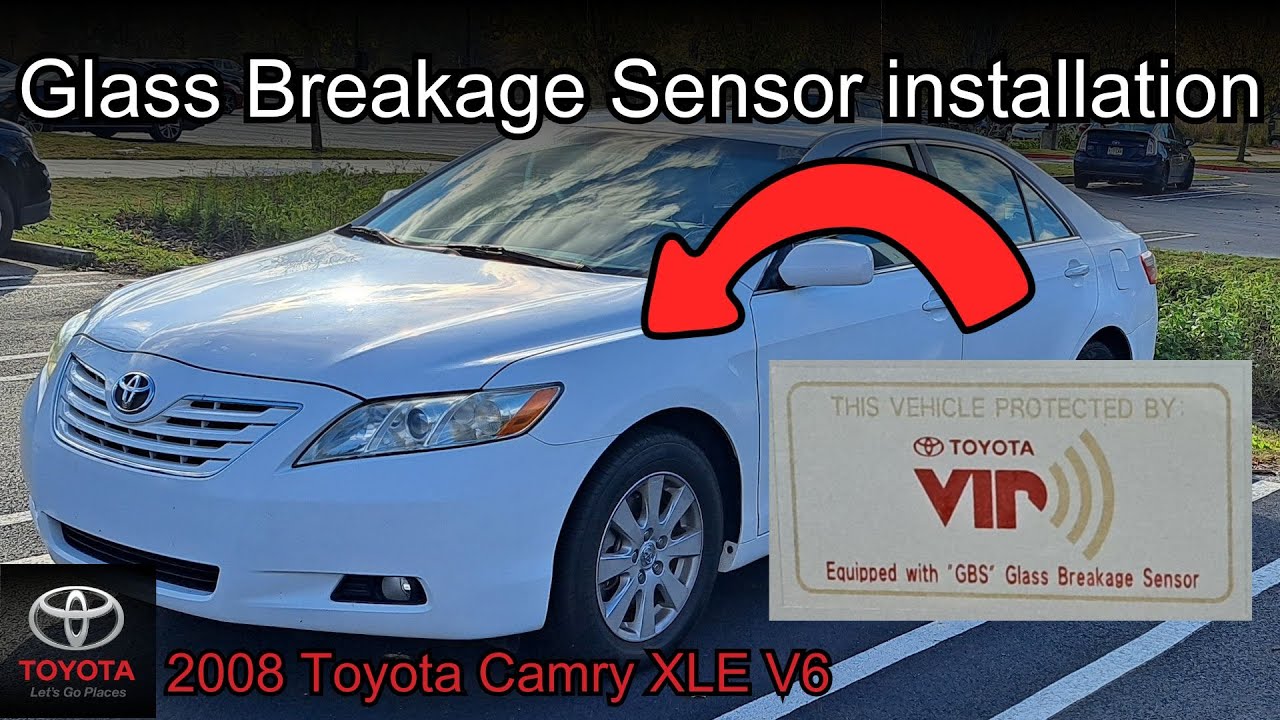 Installing the VIP Glass Breakage Sensor on my 2008 Toyota Camry XLE V6 ...