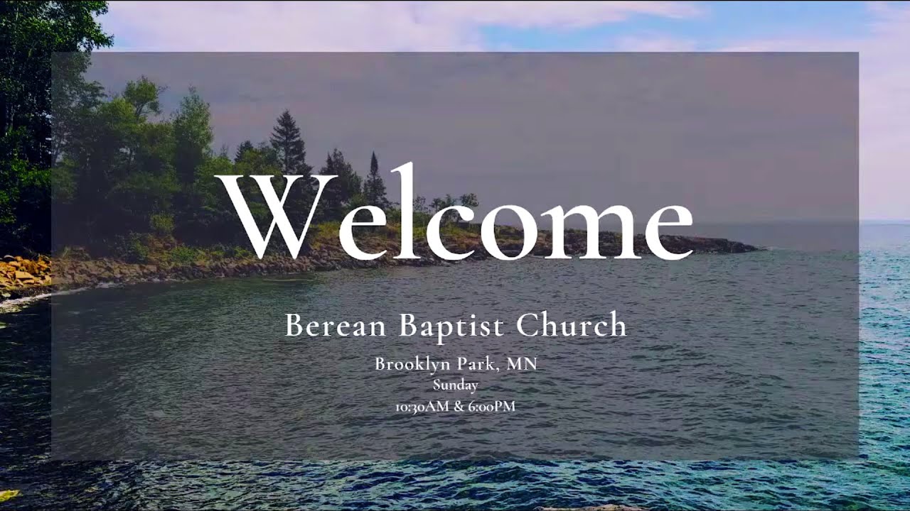 Feb 2 2025 Berean Baptist Sunday Morning Service - YouTube