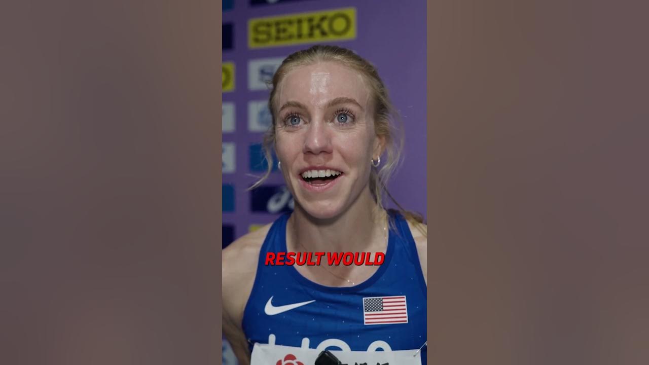 Heather MacLean After Placing 2nd In 1500m Rounds #worldindoorchamps - YouTube