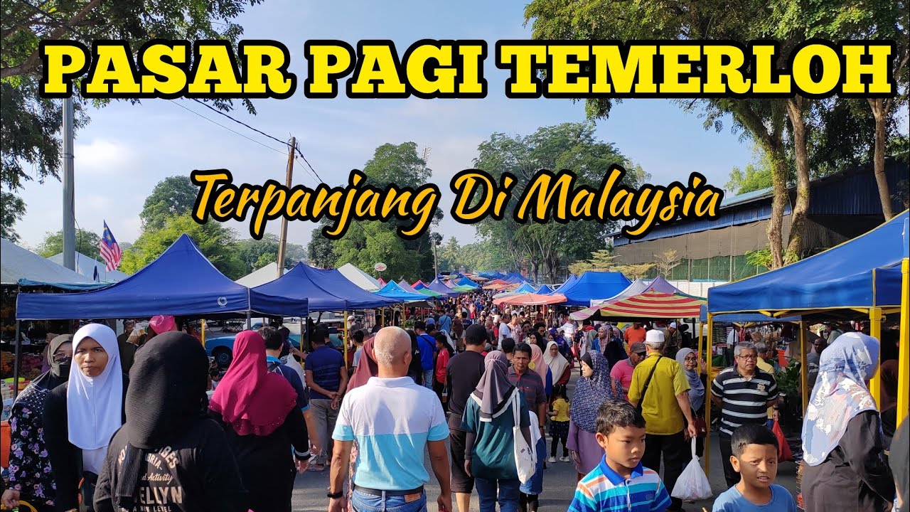 Pasar Pagi Temerloh Terpaling Di Malaysia Youtube
