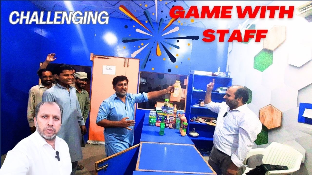 Challenging Game in office |fun time in office |staff ke sath ...