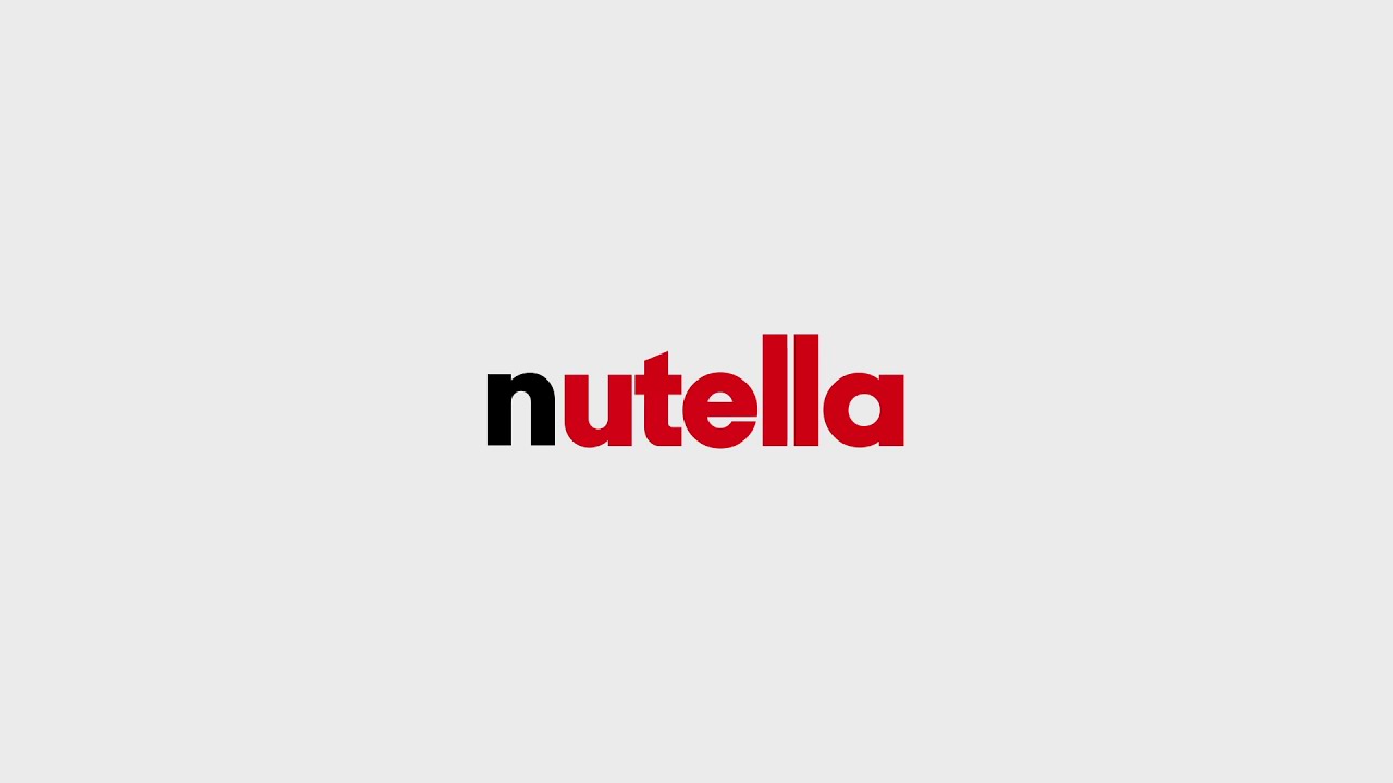 Nutella logo animation (unofficial) - YouTube