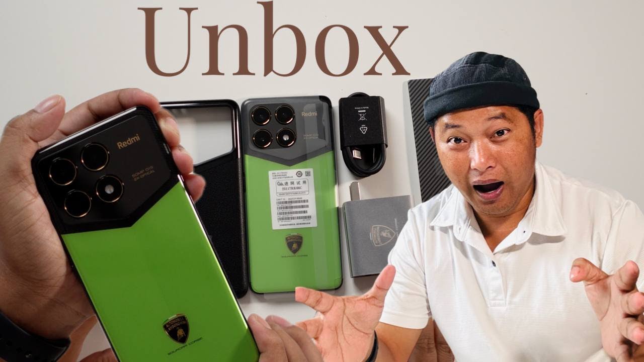 Unboxing Super Gaming phone Redmi K70 Pro Lamborghini SQURDRA - YouTube